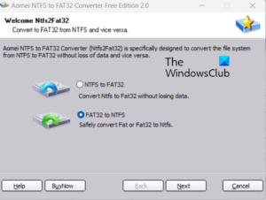 How to convert FAT32 to NTFS without losing data in Windows