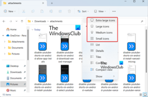 How to change Image Thumbnail Size in Windows 11/10
