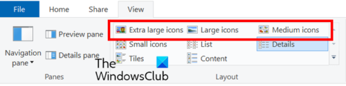How to change Image Thumbnail Size in Windows 11/10