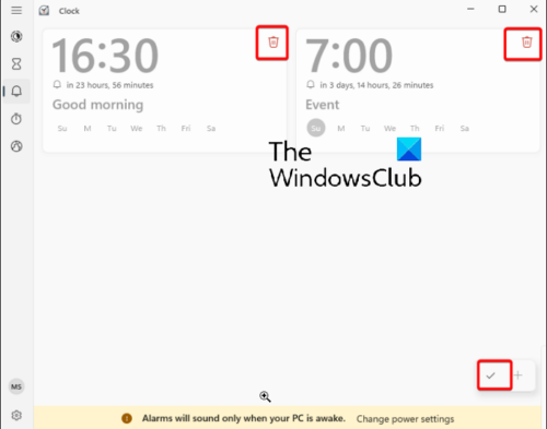 How to Set an Alarm on a Windows 11/10 PC