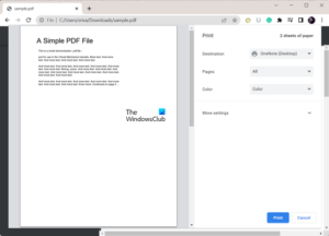 How to import PDF to OneNote in Windows 11/10?
