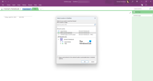 How to import PDF to OneNote in Windows 11/10?