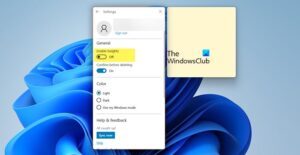 Sticky Notes not opening or working in Windows 11