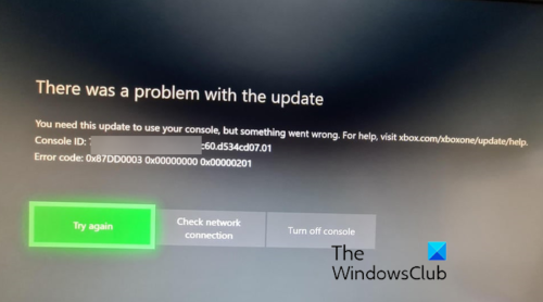 Fix Xbox error code 0x00000201