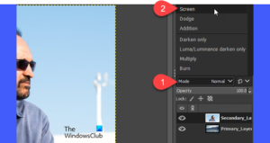 How to blend two Images in GIMP