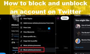 How to Block and Unblock an Account on Twitter