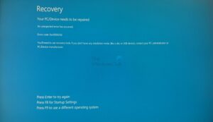 Fix 0xc0000242 Boot BCD error on Windows 11/10