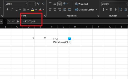 How to apply Same Formula to Multiple Cells in Excel