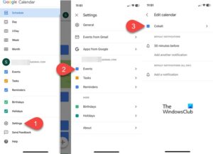 How to change the color of Events in Google Calendar