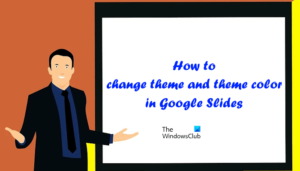 How to change Theme and Theme Color in Google Slides