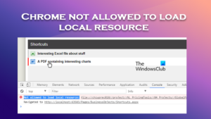 Chrome not allowed to load local resource [Fix]