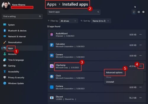 Clipchamp taking up much space on computer