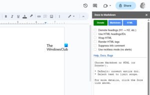 How to convert Google Docs to HTML