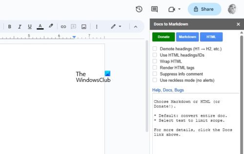 How to convert Google Docs to HTML