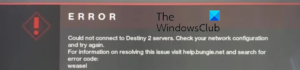 Destiny 2 Error Codes and how to fix them