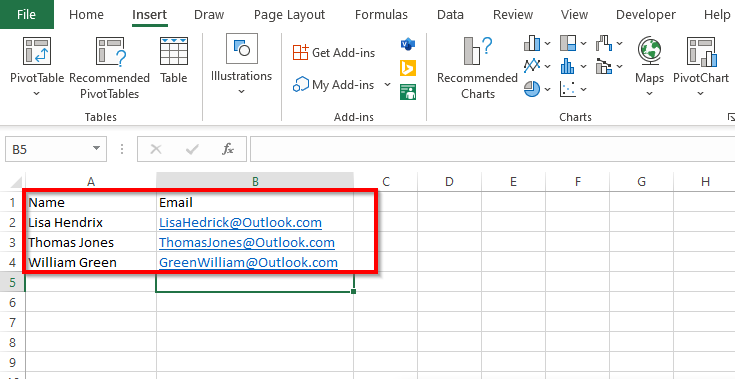 How to Mail Merge from Excel to Outlook