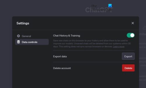 How to export and download your ChatGPT data