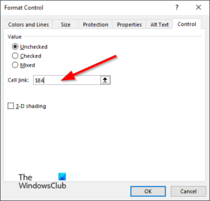 How to highlight Cell or Row with Checkbox in Excel