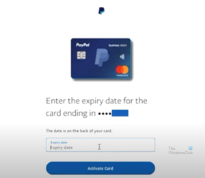 How to activate PayPal Cash on MasterCard
