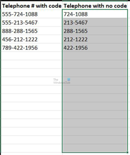 How to remove Numbers in Excel from the left