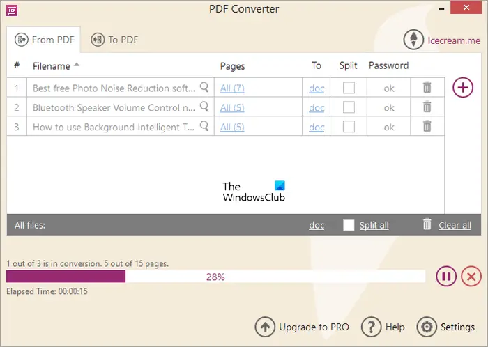 Best free batch PDF to Word converter software for Windows 11/10 Best free batch PDF to Word converter software for Windows 11/10