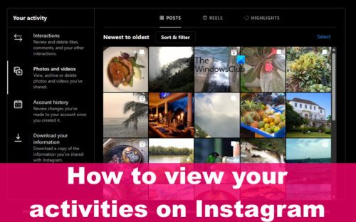 How to see your Activity on Instagram