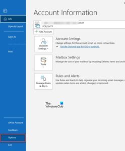 Enable or disable Forgotten Attachment Reminder in Outlook