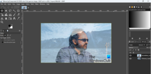 How to blend two Images in GIMP