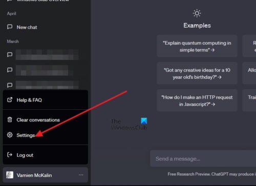 How to export and download your ChatGPT data