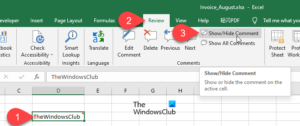 Change default Color, Shape, Font of Comment Box in Excel