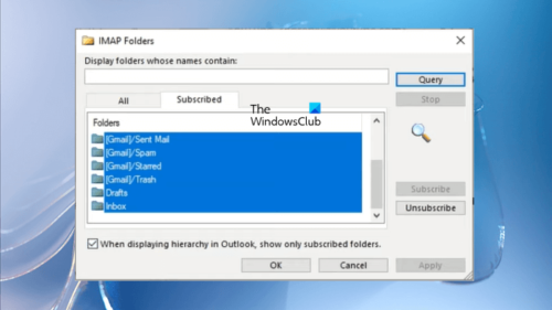 Error 0x800CCC0E, Outlook cannot synchronize subscribed folders