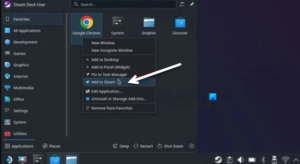 How to install Google Chrome on Steam Deck