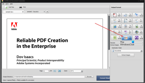 How to convert DjVu to FB2 in Windows 11/10