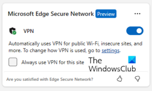 How to Enable and Use free VPN on Edge browser