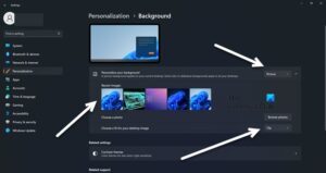 Tile option not working in Wallpaper on Windows 11/10