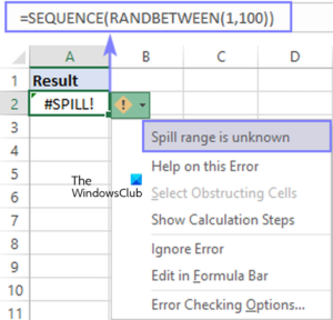 How to fix #SPILL! error in Excel?
