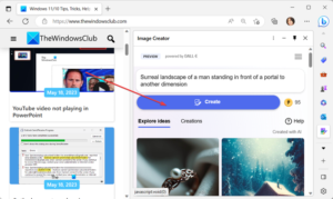 How to use Image Creator and Microsoft Designer in Edge?