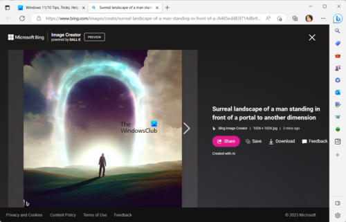 How to use Image Creator and Microsoft Designer in Edge?