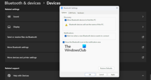 Bluetooth option disappeared Windows 11