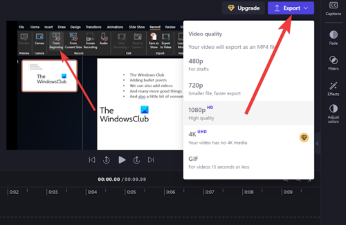 How do you speed up pictures on TikTok