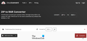 How to convert files to RAR format in Windows 11/10