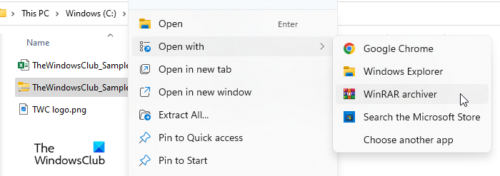 How to convert files to RAR format in Windows 11/10