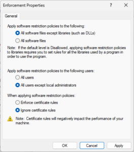 The System Administrator has set policies to prevent this installation