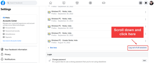 Facebook won't let me log out [Fix]