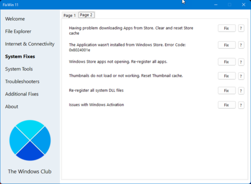 FixWin 11 is the best Windows repair tool to fix Windows 11/10 problems