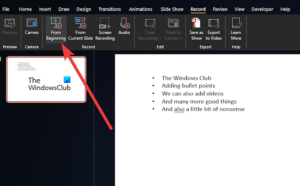 How to use PowerPoint as a Teleprompter