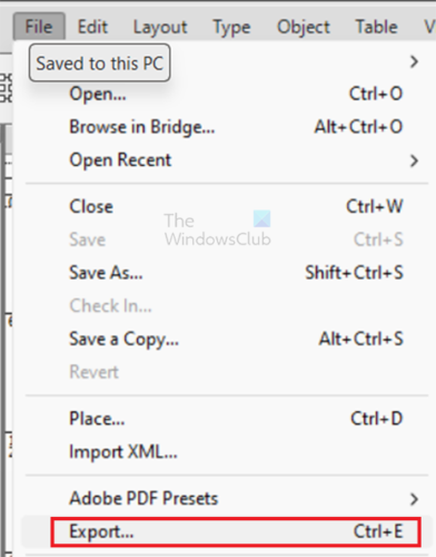 How do you save InDesign files in a lower version?