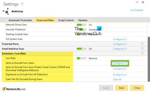 How to add File or Folder to Antivirus Exception List in Windows 11
