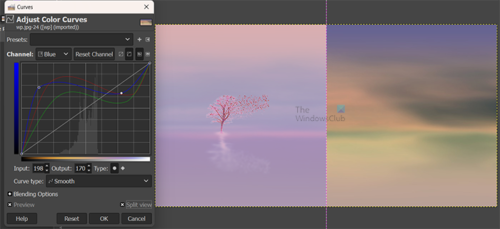 How to do Retro or Vintage photo effect in GIMP