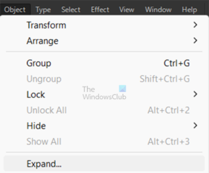 How to Group and Expand Objects in Illustrator